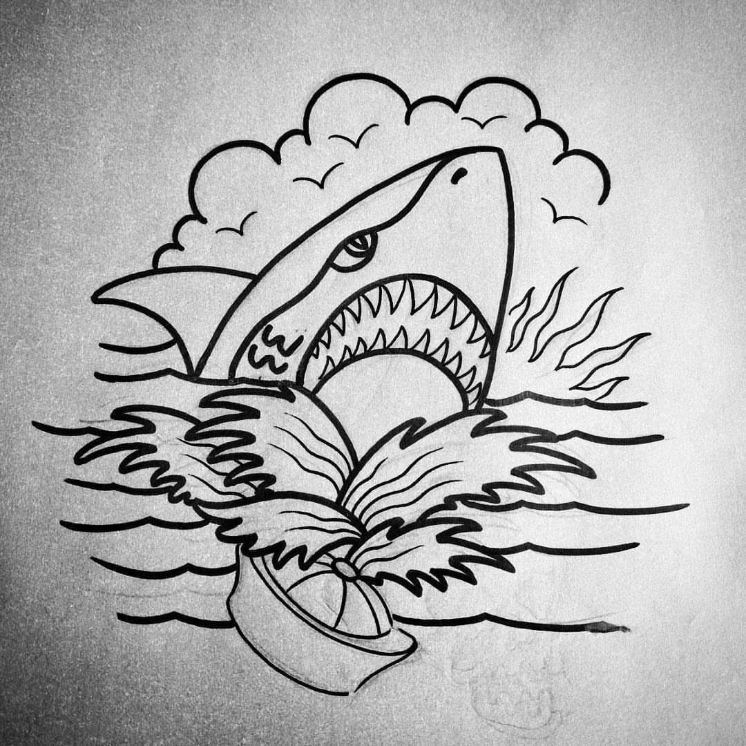 Sailor Jerry Shark Tattoo