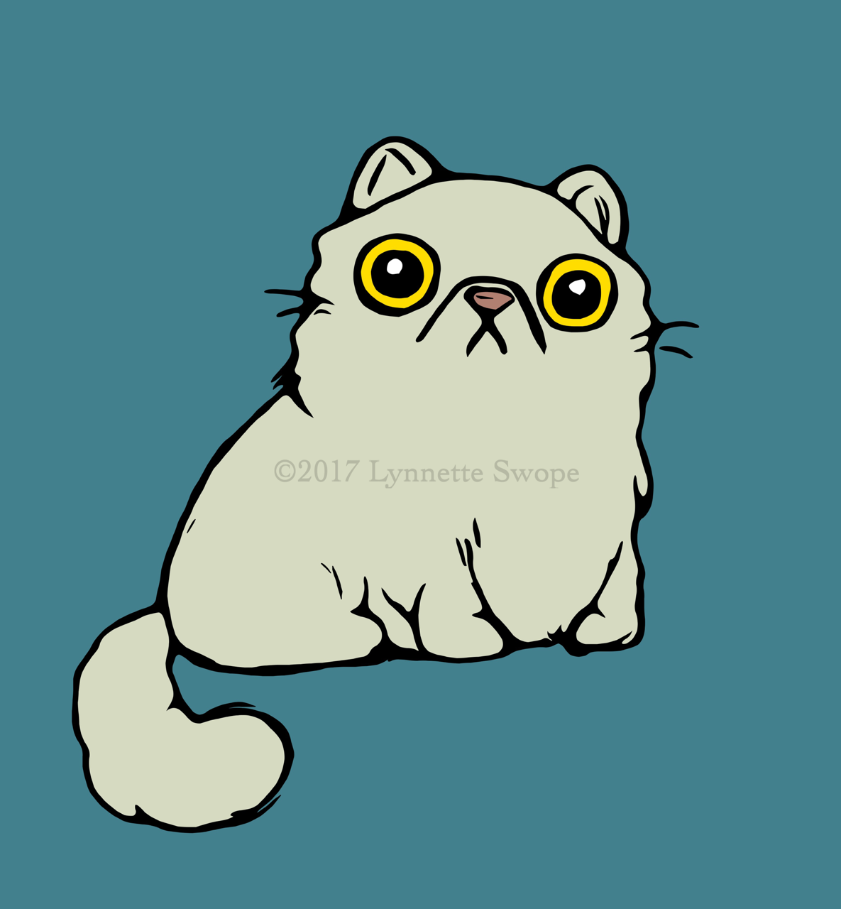 Lynnette Swope — Itty Bitty Persian Kitty