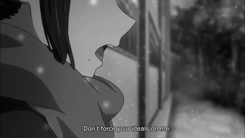 Dont Let Them Steal Your Life — Black And White Anime