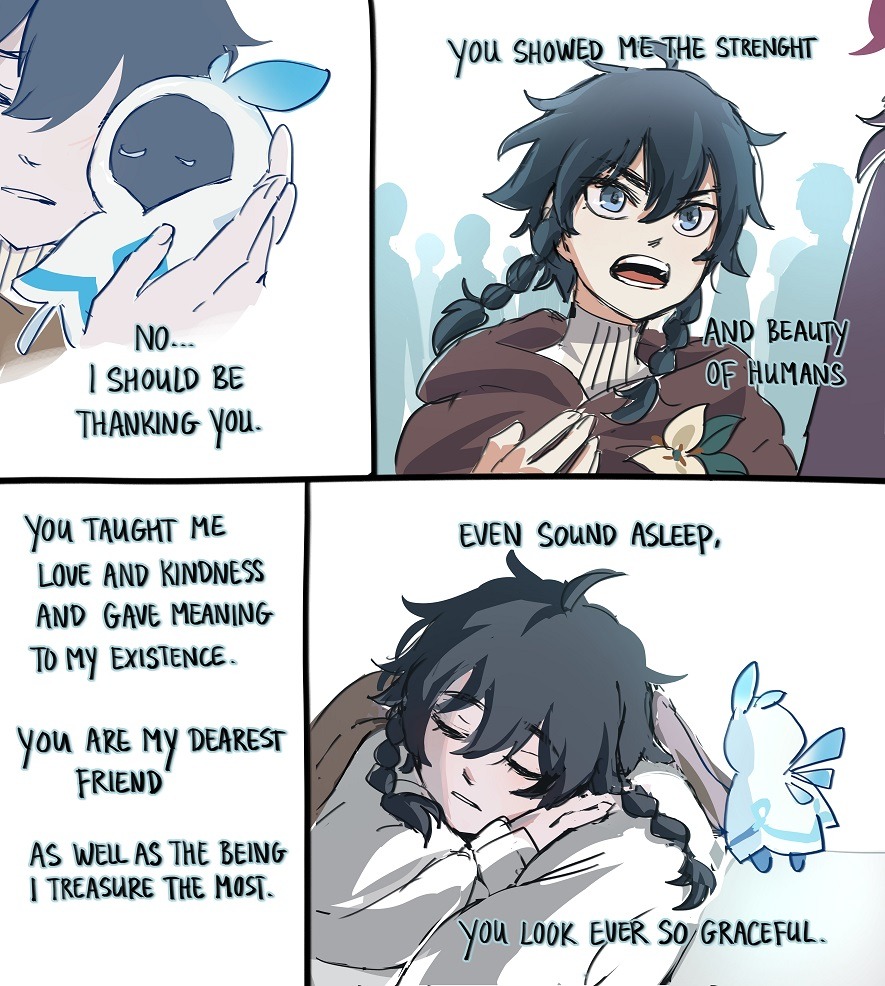 Procastrinatign Nameless Bard And Venti The Night Before The