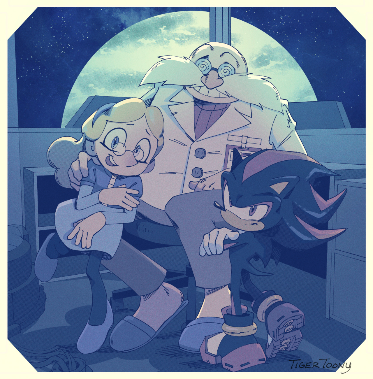 Maria Robotnik And Shadow