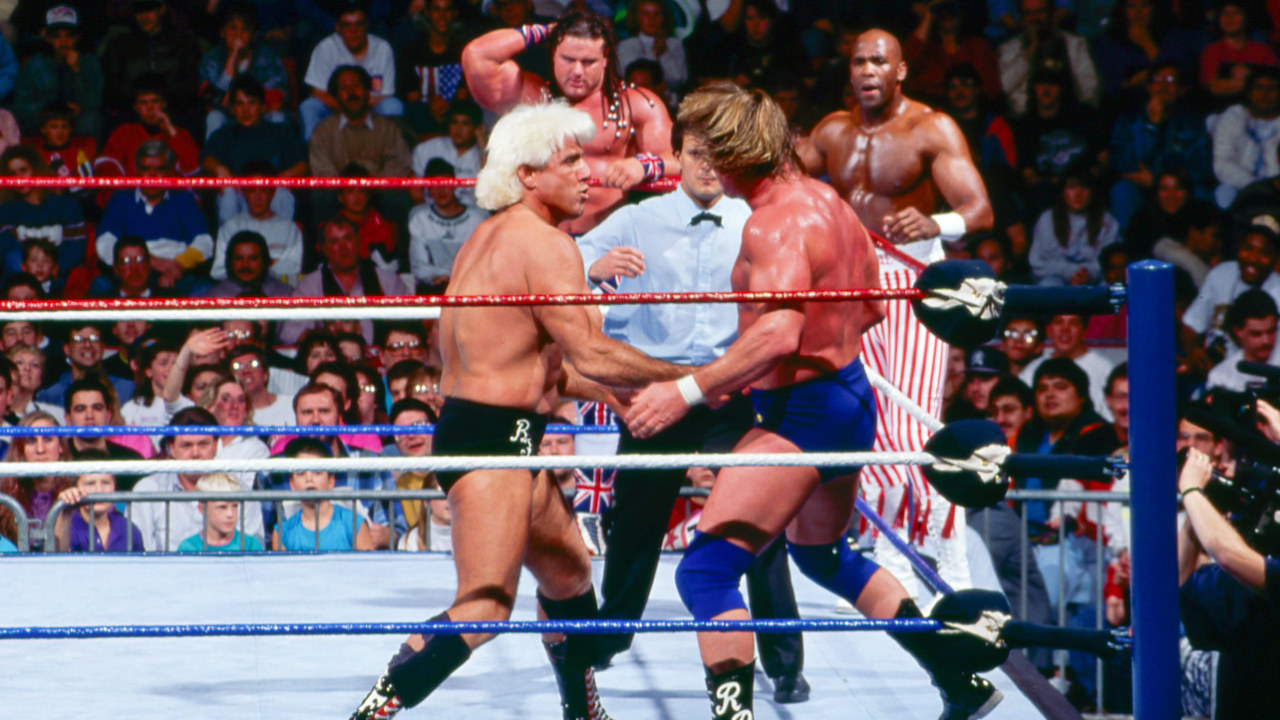 Ric Flair vs. Roddy Piper - The Fishbulb Suplex Ric Flair vs. Roddy Piper - The Fishbulb Suplex