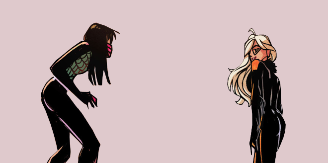 Maeve — 30 Days Of Pride Cindy Moon X Felicia Hardy What