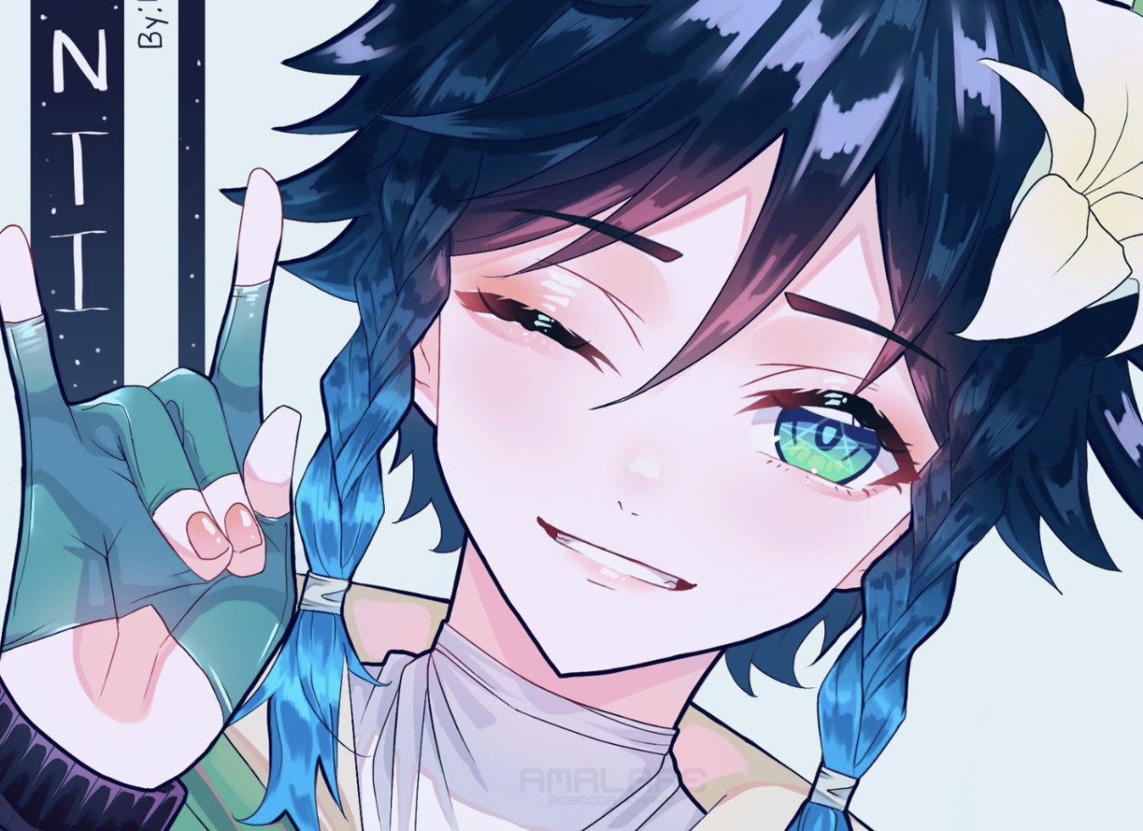 Writer Gamer Artist — Venti X Top Male Reader Bad Day No