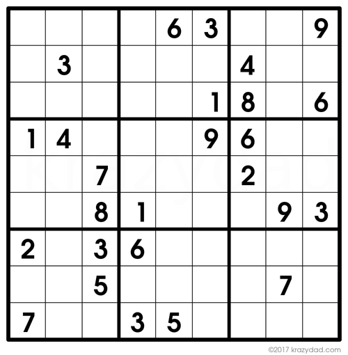 daily sudoku — Solve this puzzle at Krazydad Super-Tough Sudoku... daily sudoku — Solve this puzzle at Krazydad Super-Tough Sudoku...