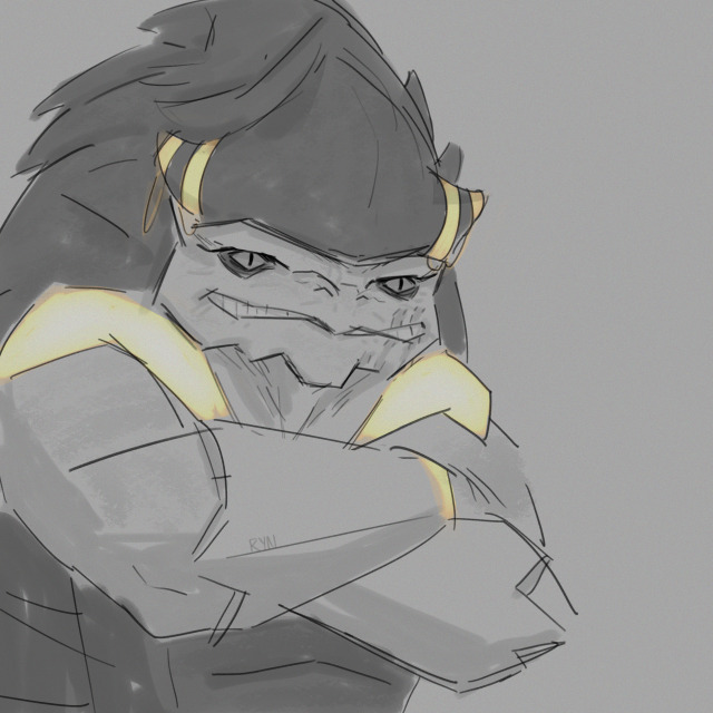 Krogan Oc That Belongs To Someone In My Discord Server ️ Geneticgoo On Tumblr