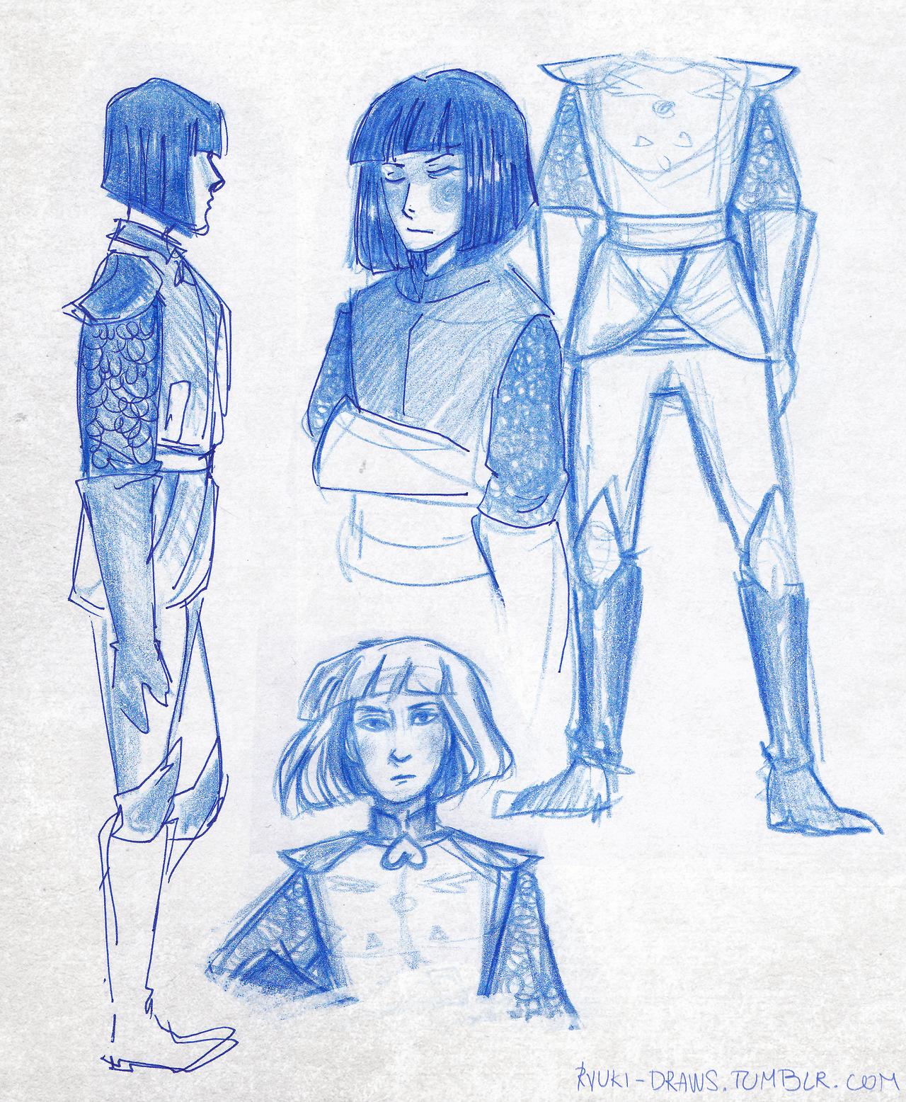 Sketchbook - Knight Chara doodles because Caretaker AU and... Sketchbook - Knight Chara doodles because Caretaker AU and...