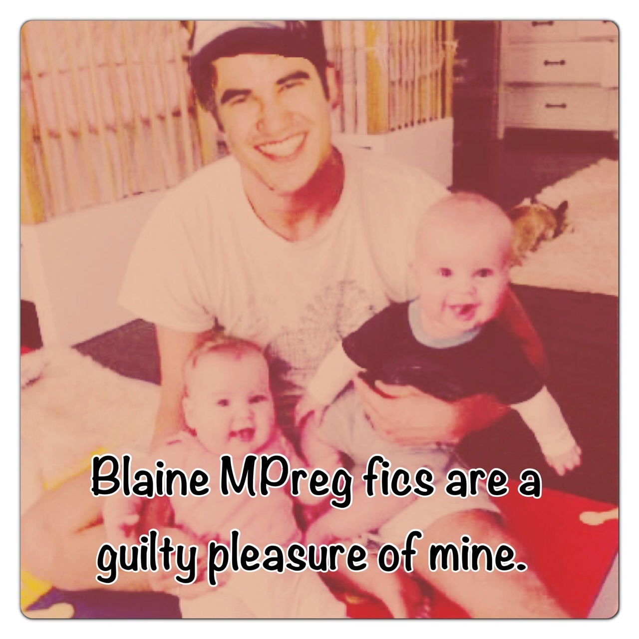 Glee Confessions — Blaine Mpreg Fics Are A Guilty Pleasure Of Mine
