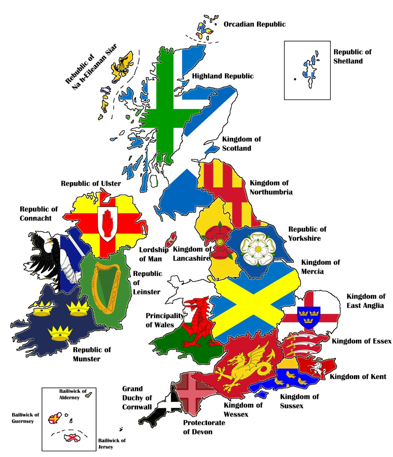 Balkanized British isles - Maps on the Web Balkanized British isles - Maps on the Web