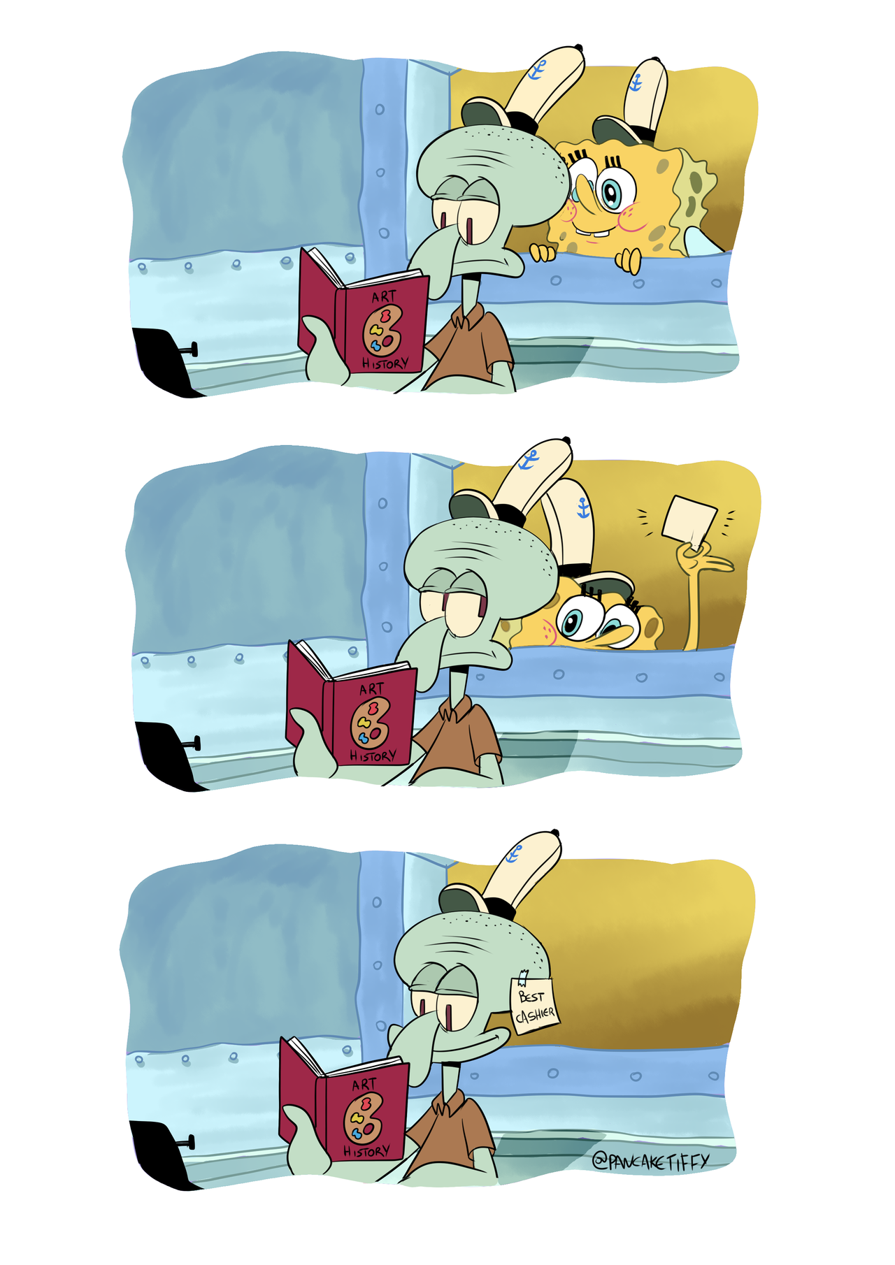 Spongebob And Squidward Love