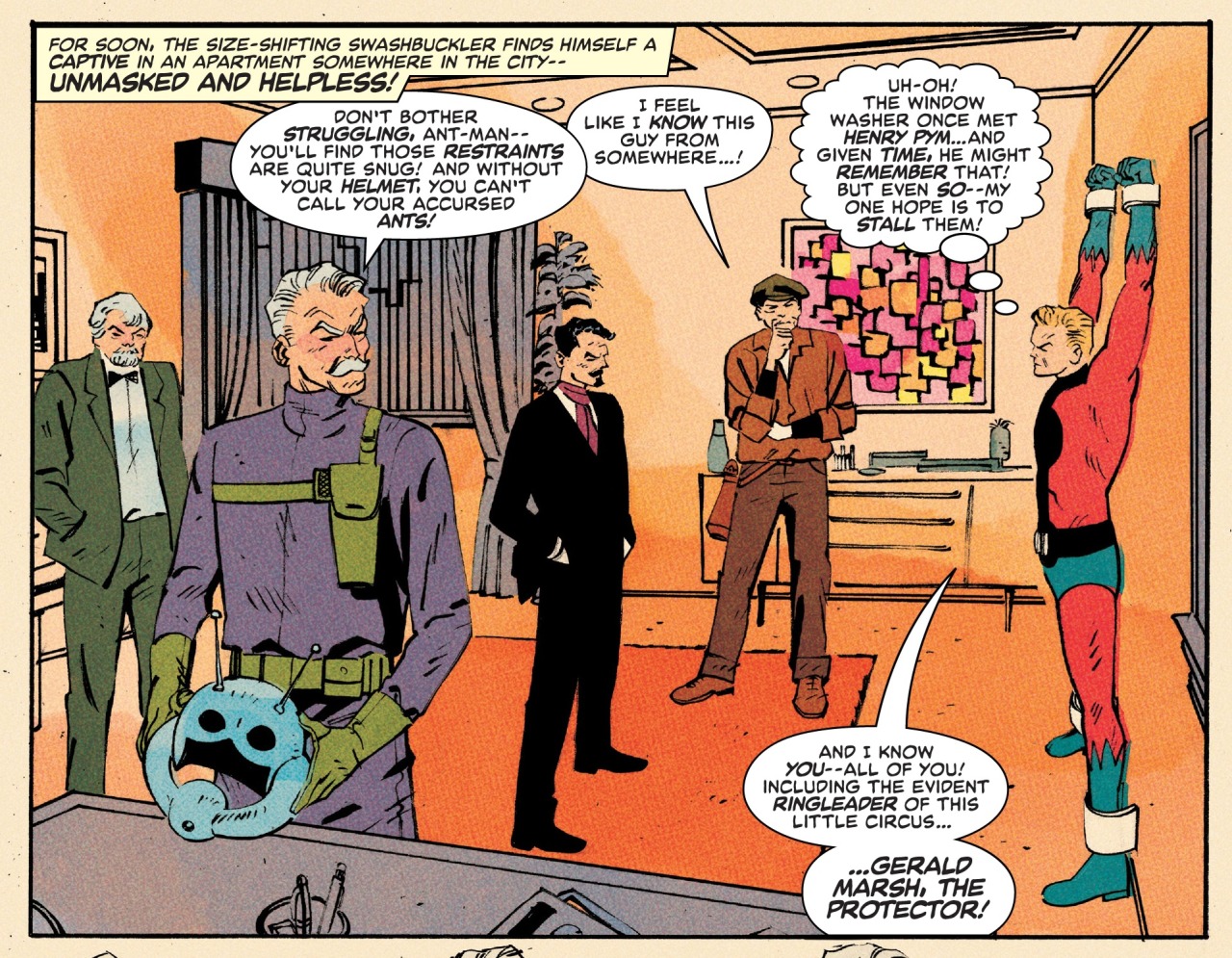 Hank Pym As Ant Man Is Captured By The