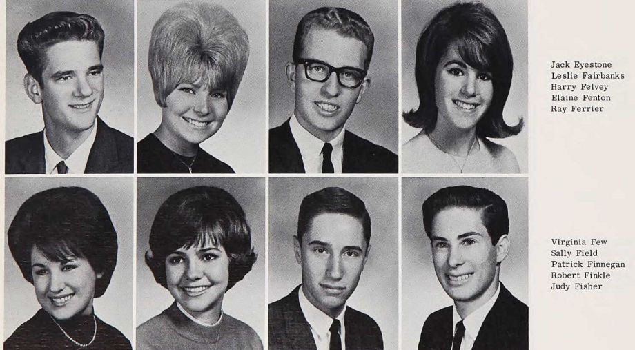 Splendidness, Sally Field in her 1964 High School Yearbook.... Splendidness, Sally Field in her 1964 High School Yearbook....