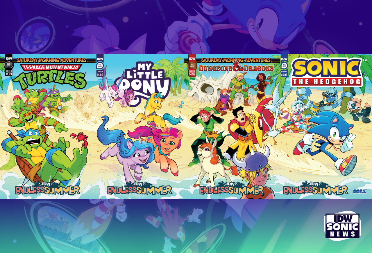 Idw Sonic Covers And Previews · Idwsonicnews Idws Endless Summer