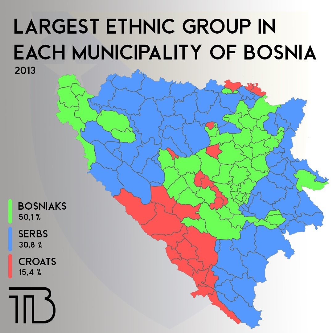 Largest ethnic group in each municipality of... - Maps on the Web Largest ethnic group in each municipality of... - Maps on the Web