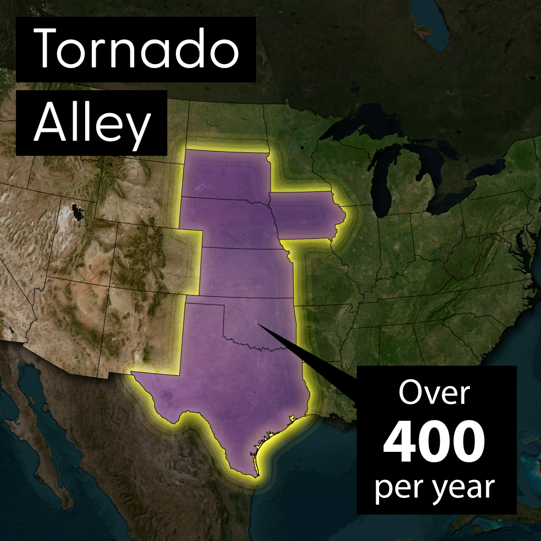 Tornadoes are a fairly common occurrence within a... - Maps on the Web Tornadoes are a fairly common occurrence within a... - Maps on the Web