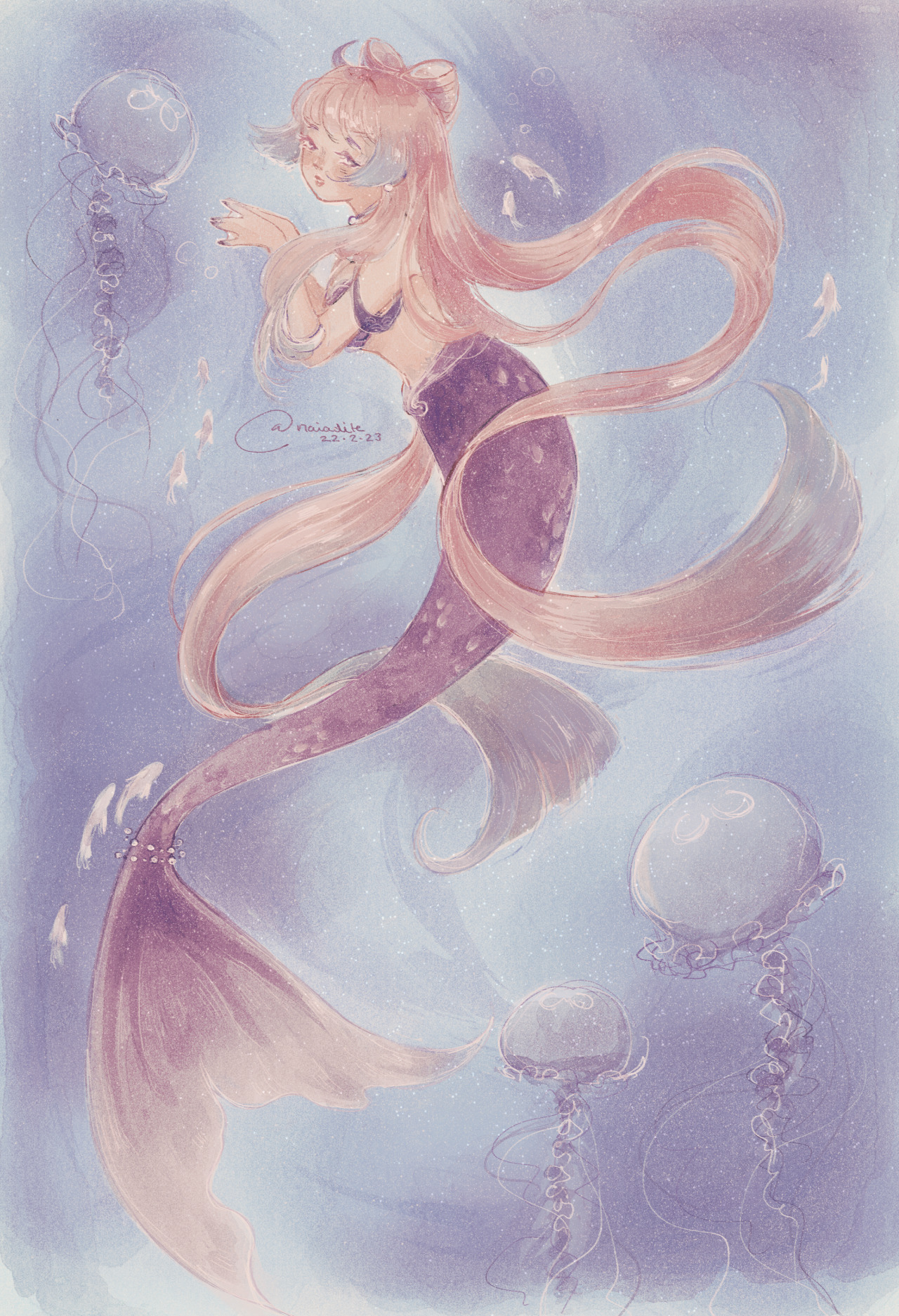 Dream A Little Longer Kokomi Mermaid