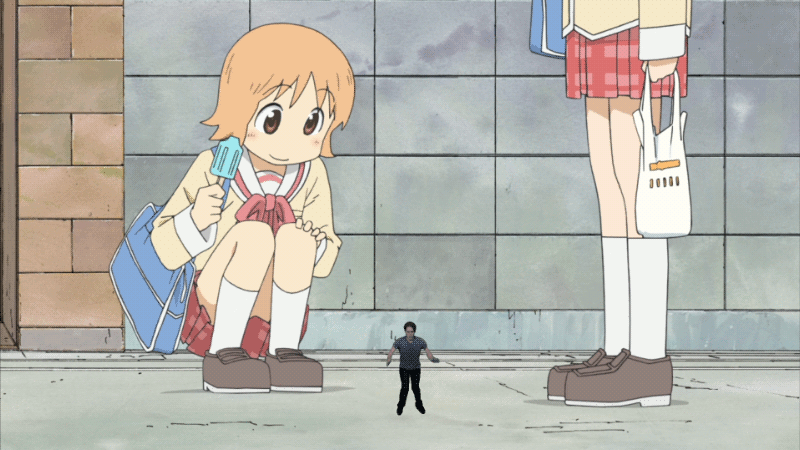 Image tagged with nichijou, nichijou episode 22, fecchan – @numahachi on Tumblr
