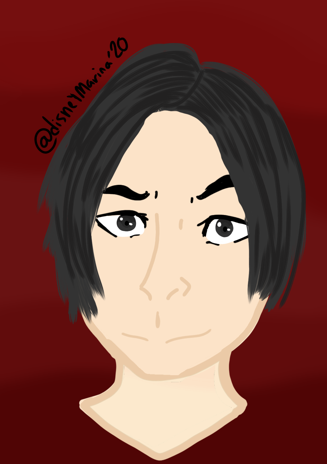 Fandoms Heaven — This Is A Fanart Bust Of Lucifer From Obey Me And