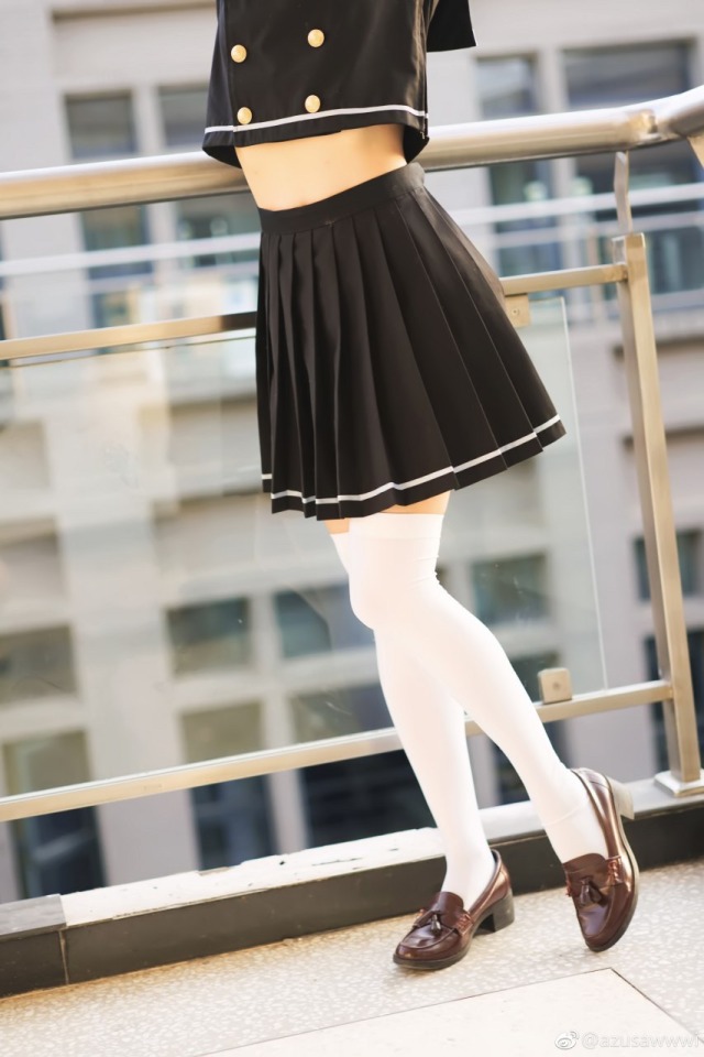 喜欢请关注我并转发分享グッ๑ ㅂ و Weibocom656851 绝对领域 Jk 白丝 黑丝 写真门 Aircat Club