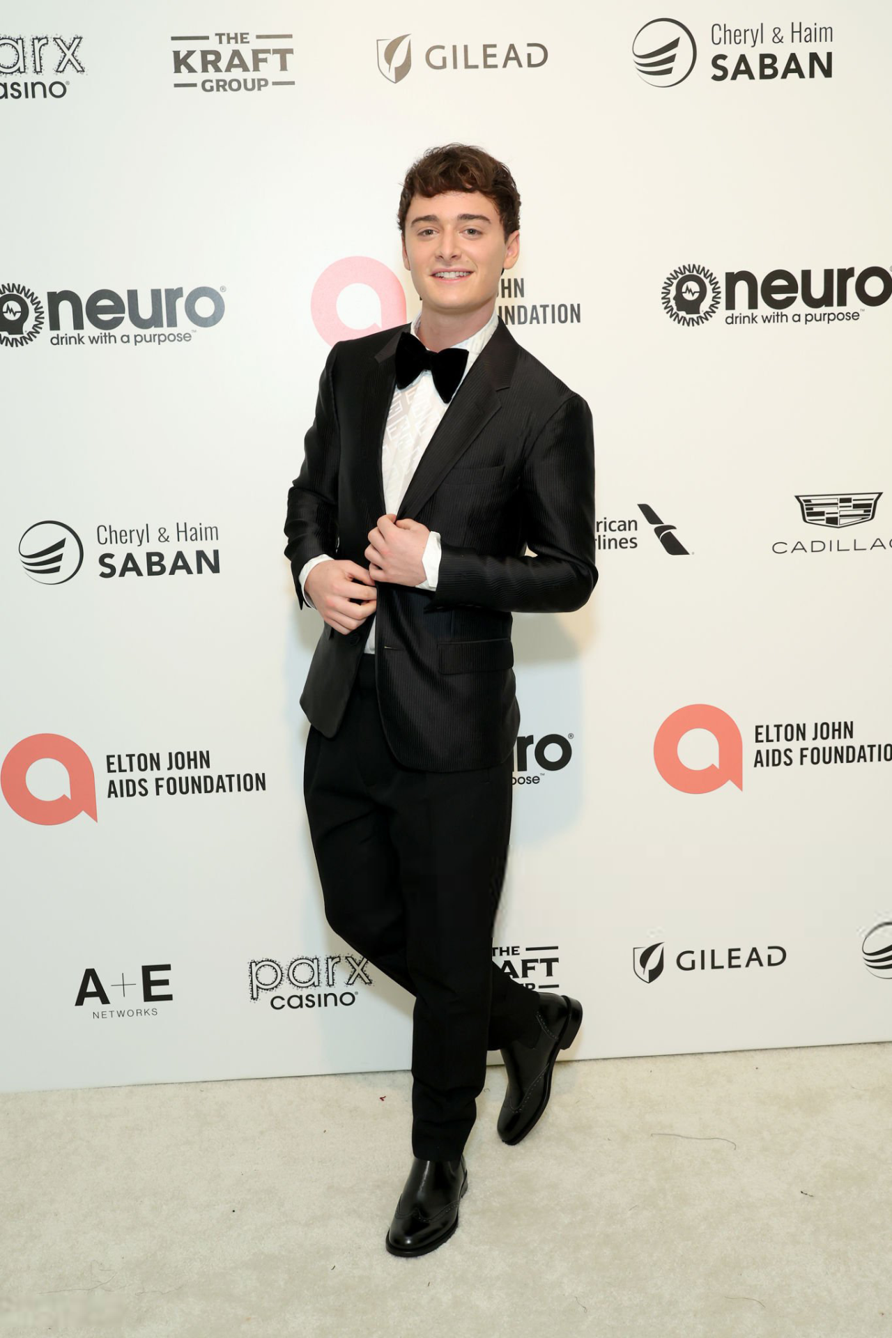 Love, All The Gays — Noah Schnapp attends the Elton John AIDS... Love, All The Gays — Noah Schnapp attends the Elton John AIDS...