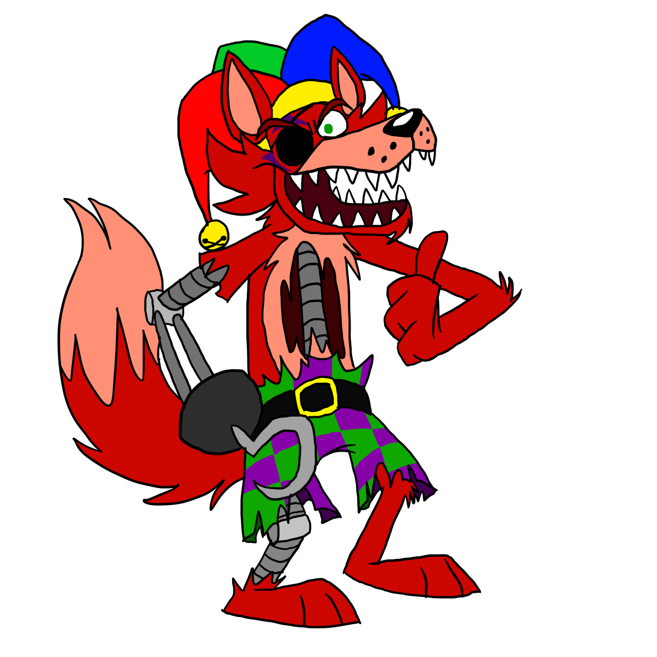 Weretoons Fnaf Animatronics Dressed As Their Myuu