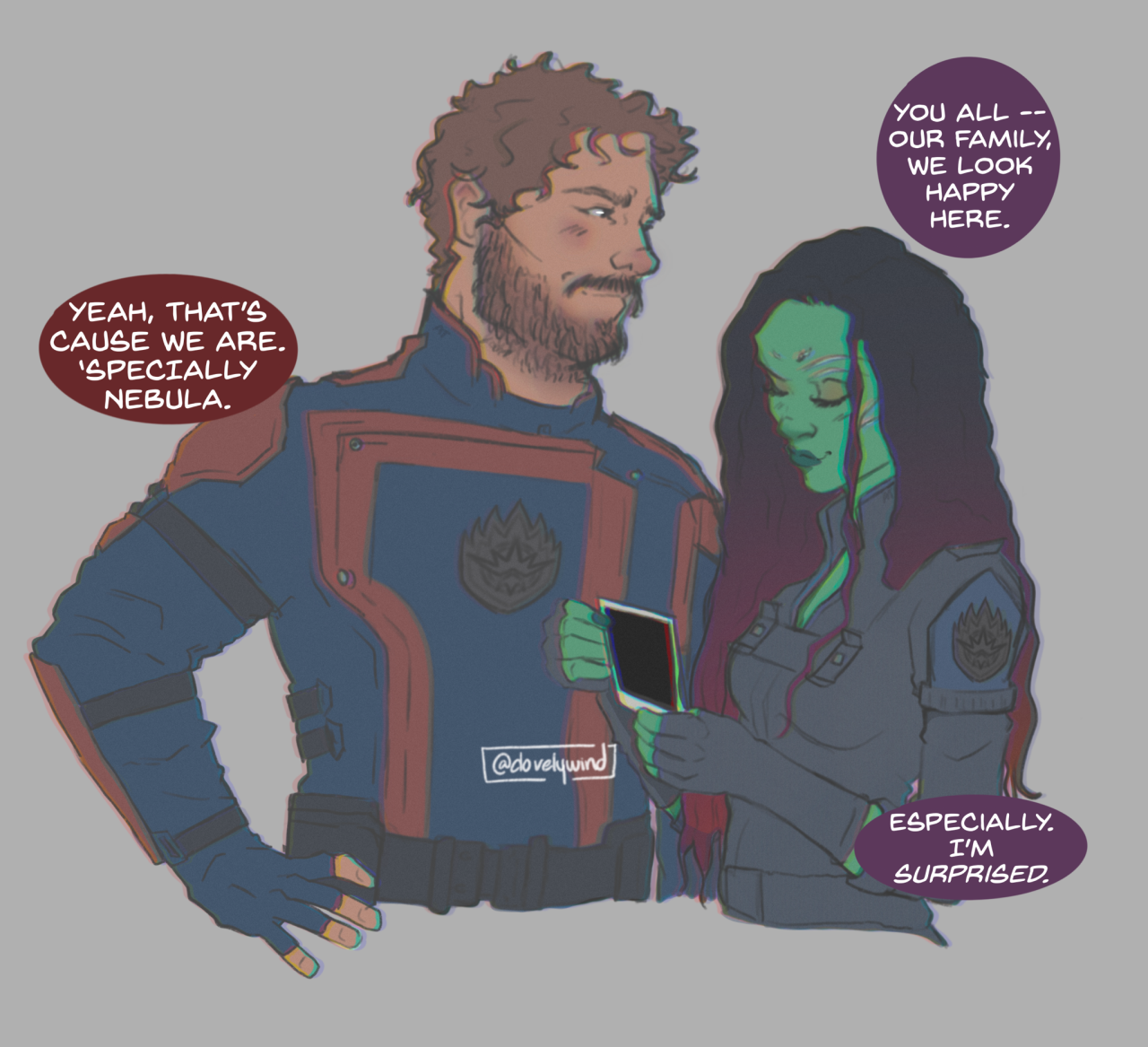 ♡dove♡ ꕥ Starlord And Gamora — Guardians Of The Galaxy