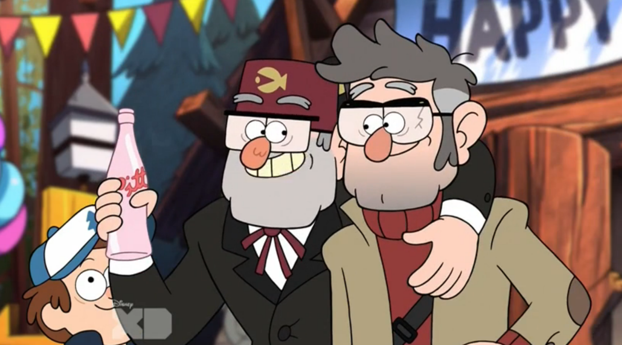Gravityfallsrockz — My Two Lovely Grunkles Are Finally Getting Along