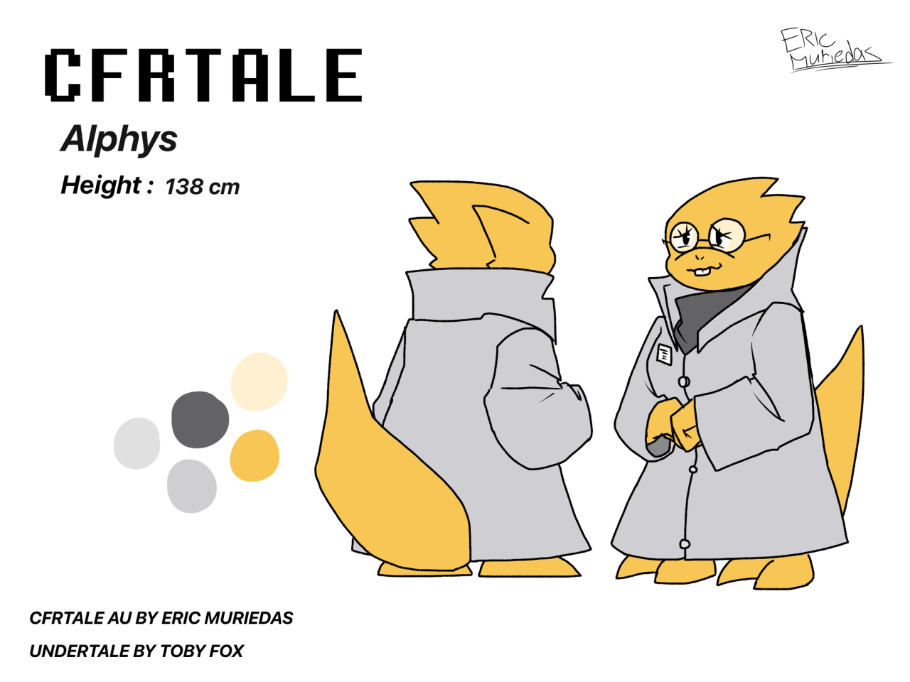 Eric Muriedas — Cfrtale Alphys Character Art Sheetncfrtale And