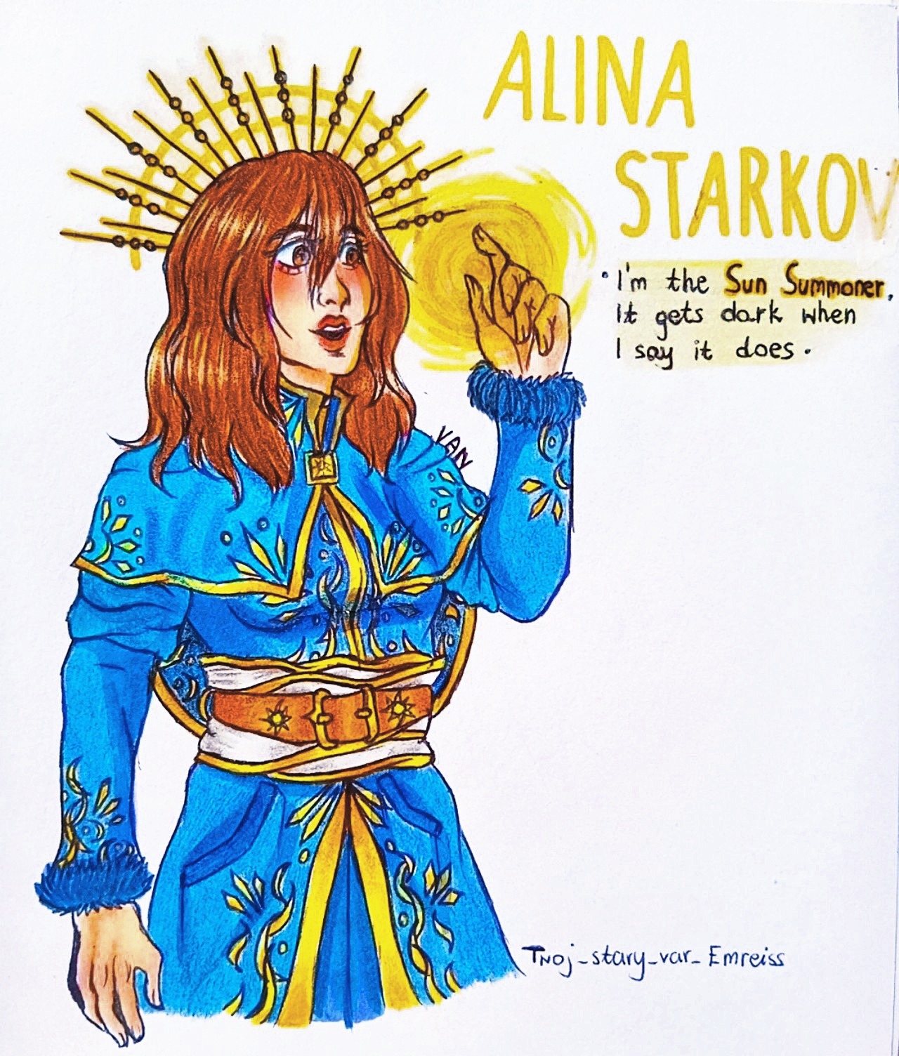 Dutybased — I Dont Like Alina As A Character But I Really