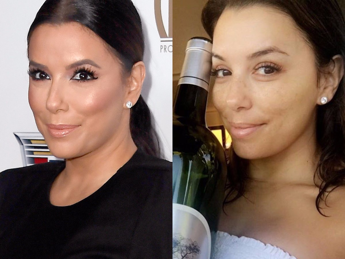 Eva longoria no makeup store