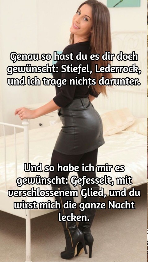 Tiefer Verehrer Der Weiblichen Dominanz