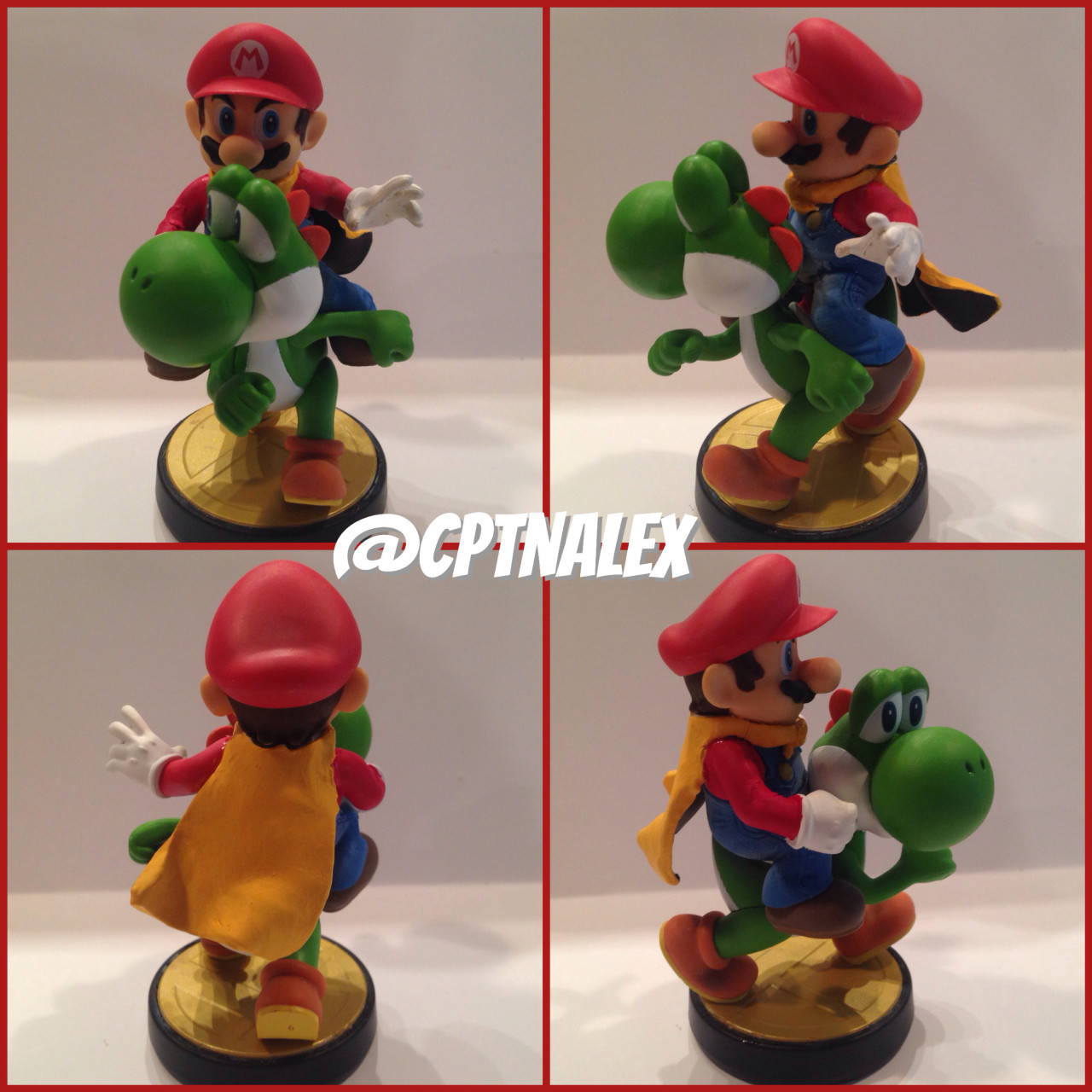 Custom Amiibo — Super Mario Riding Yoshi By Callmecaptainamerica