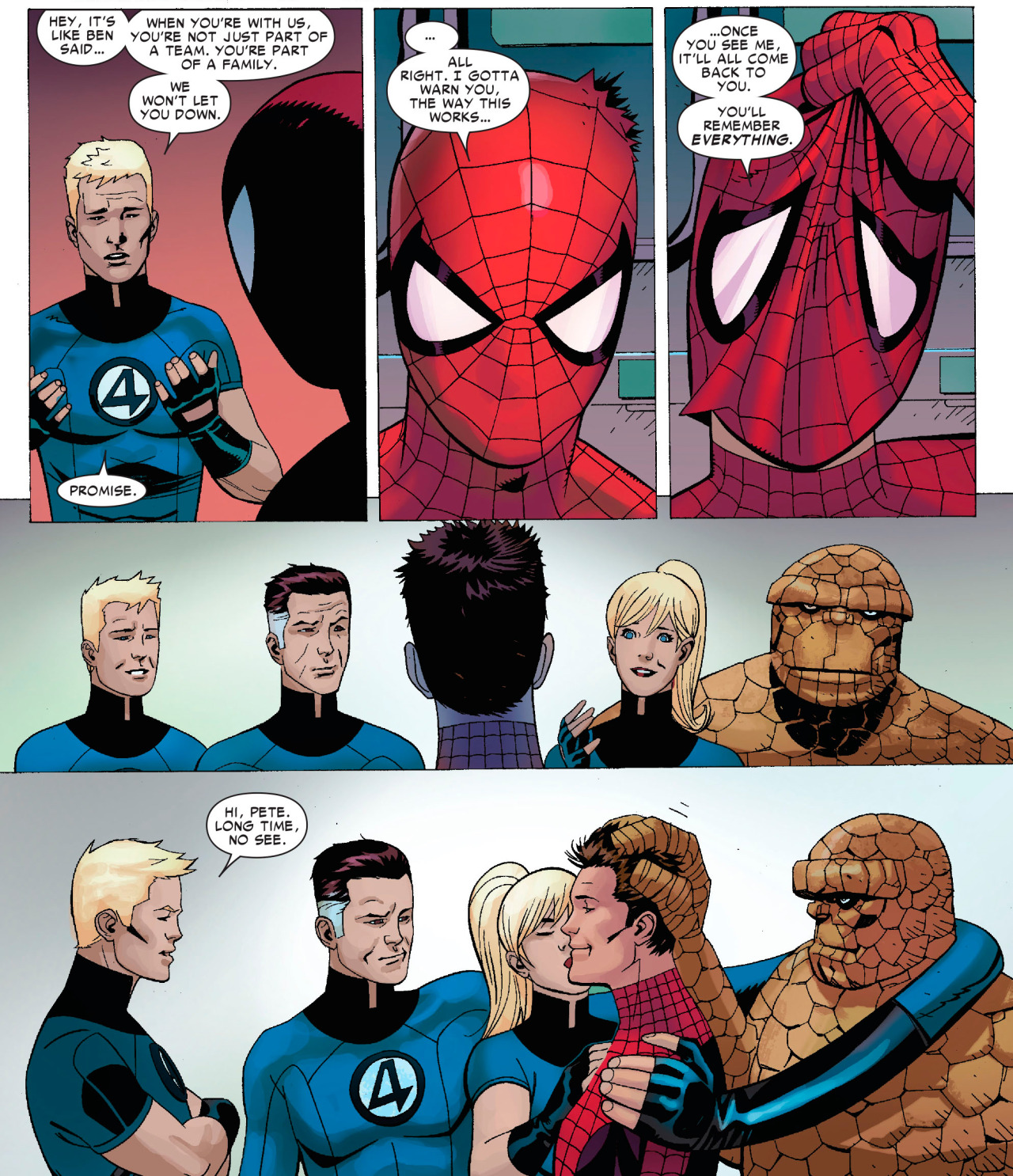 Spider Man And The Human Torch