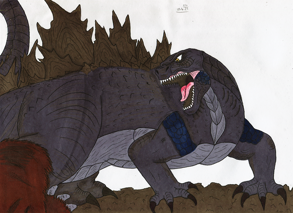 Dc New 53 — Godzilla’s rampage Dc New 53 — Godzilla’s rampage