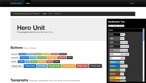 Bootswatch Bootswatchr And Stylebootstrap Live Bootstrap Customization