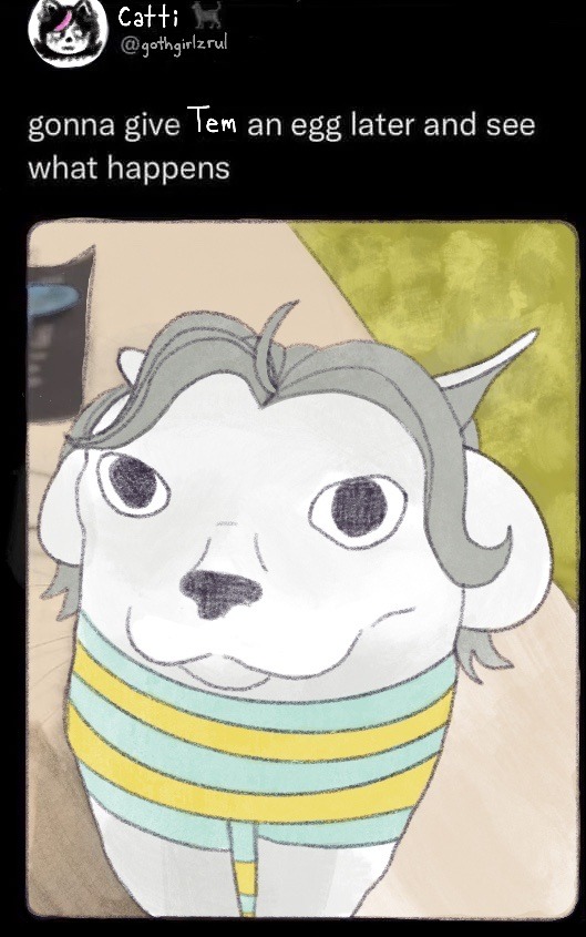Deltarune Temmie On Tumblr