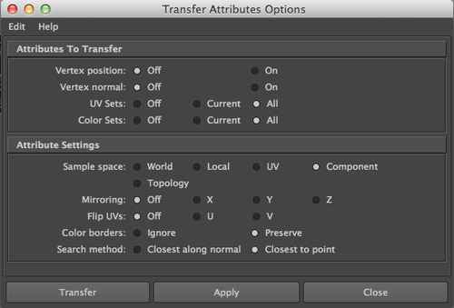 Transfer UVs from one object to multiple objects MAYA – @nestorprado on Tumblr