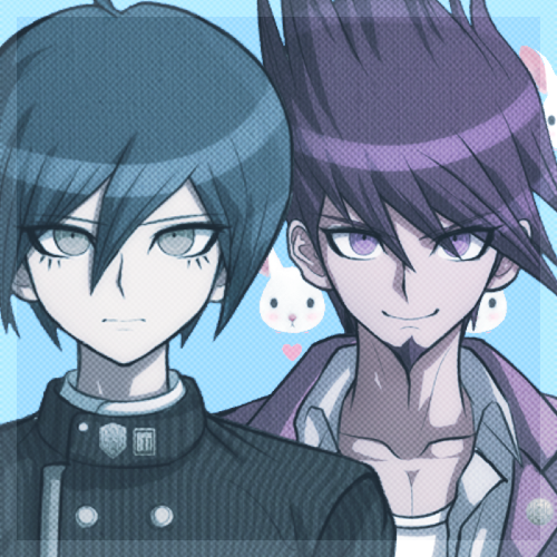 Shuichi Saihara X Kaito Momota Edit Set With Bunny Ribbit Asks Are Open