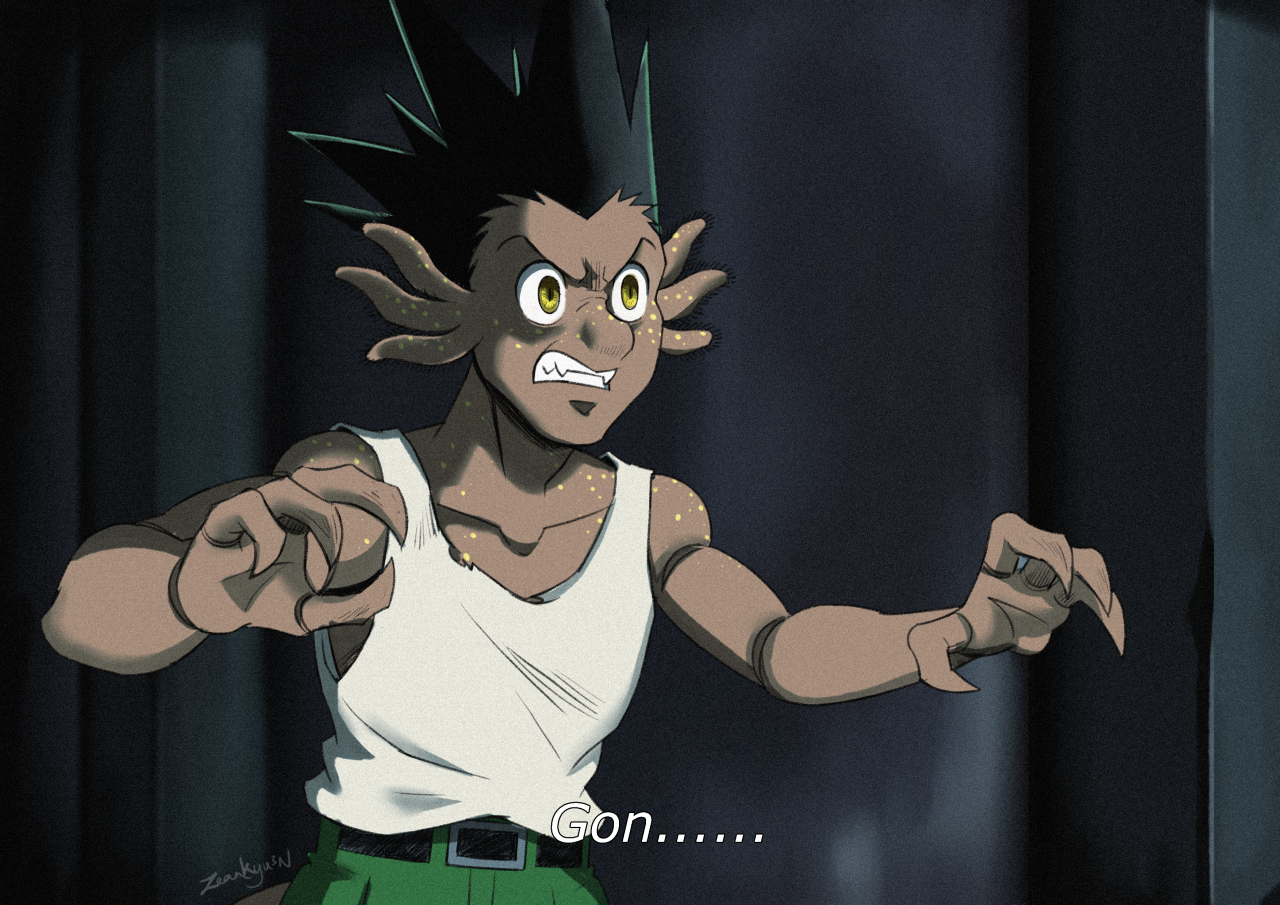 Au Where Killua Has To Fight Chimera Ant Gon Instead Of Palm Concept Credit Ask Axolotlgon