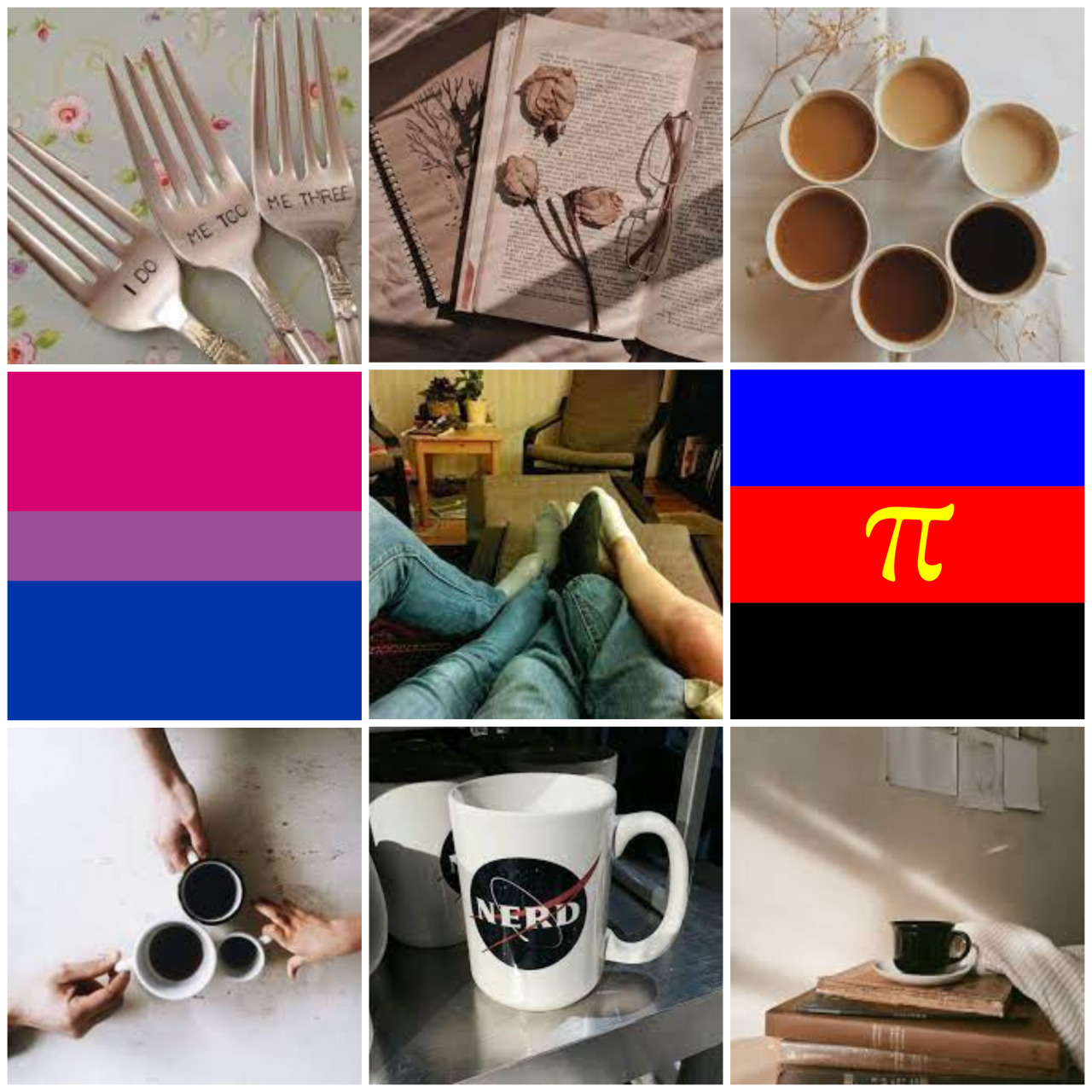 Requests Are Closed On Tumblr Bi Polyam Moodboard With Books Tea