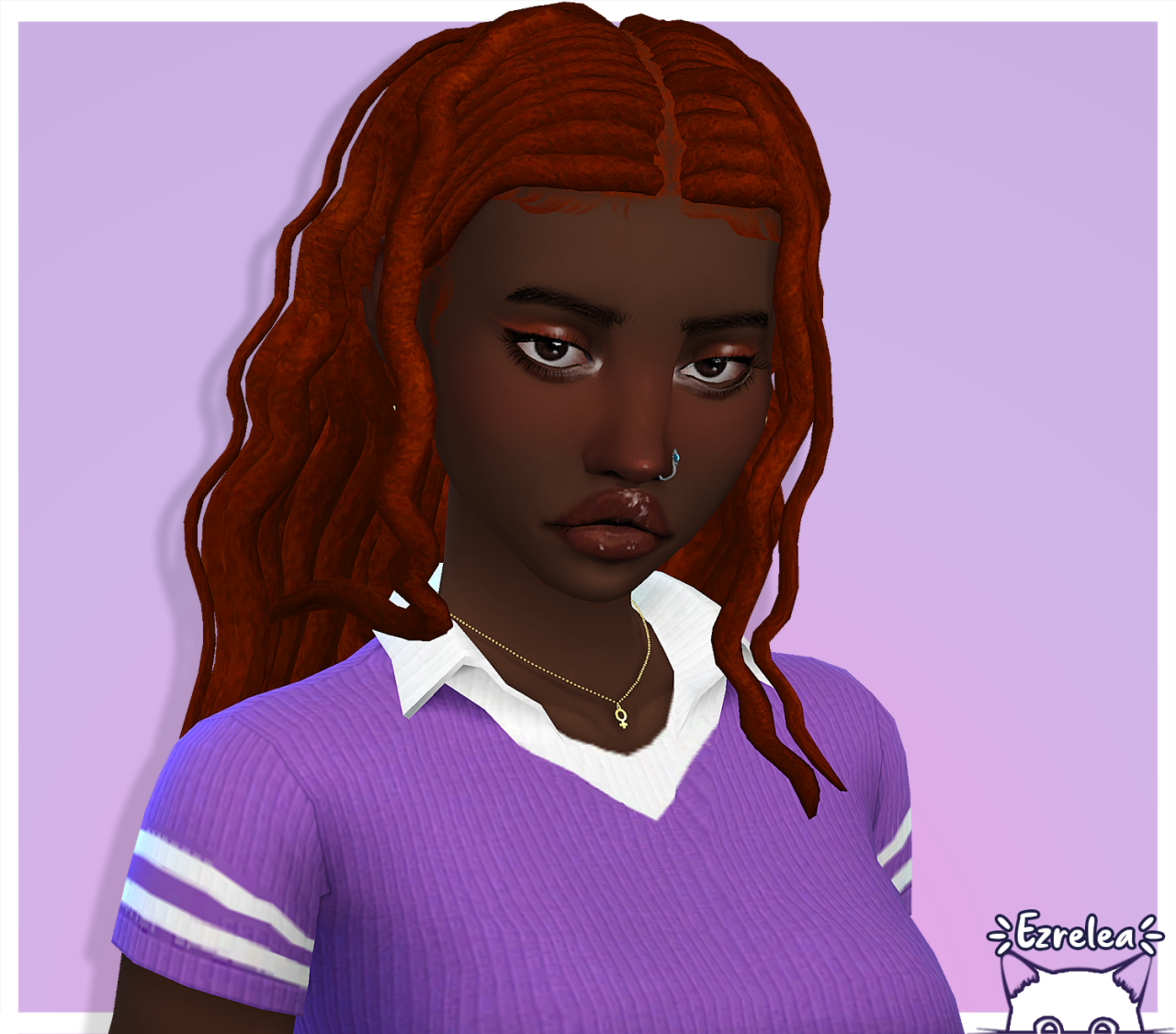 Hair Recolor Okruee Angeline Hair Ezrelea