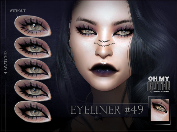 Eyeliner 49 Ts4download• Hq Compatible Preview Taken With Hq Mod• Custom Thumbnail• 4