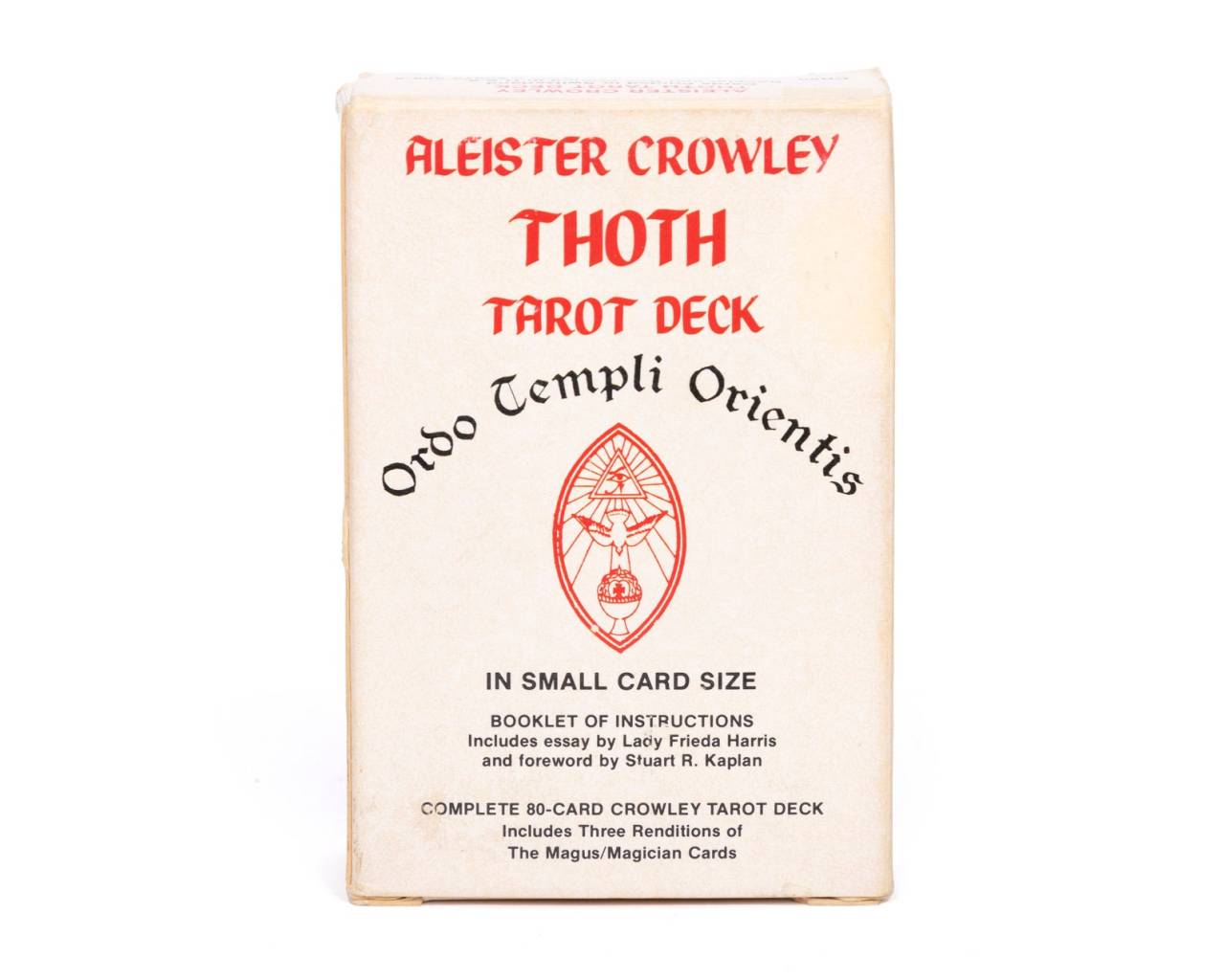 Gimmick Book Rare Aleister Crowley THOTH Tarot Deck, 1986... Gimmick Book Rare Aleister Crowley THOTH Tarot Deck, 1986...