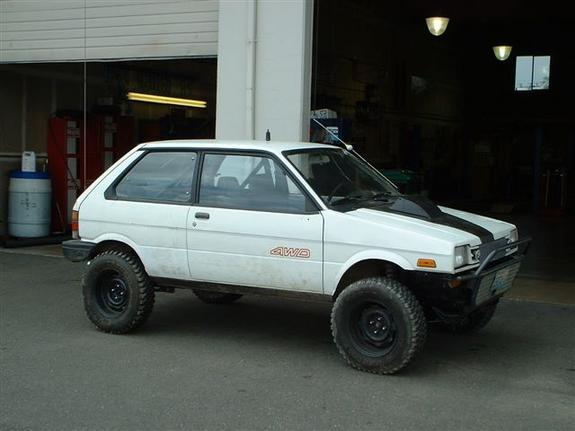 Rad Racer 1988 Subaru Justy AWD Lifted