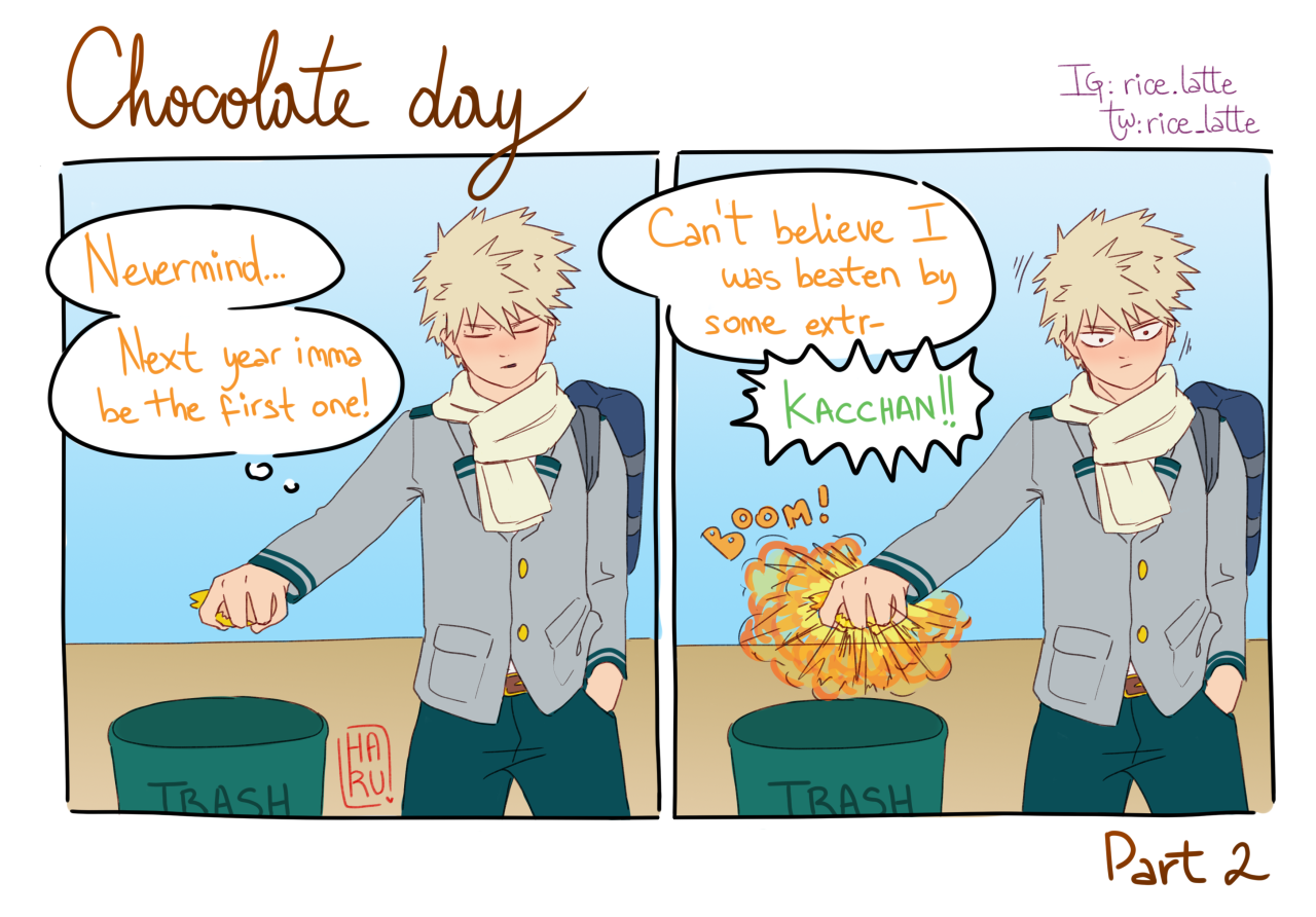 Part 2 Of The Bkdk Valentines Comic Please Check The Bonus Side Story Of Todoroki Herepart 1