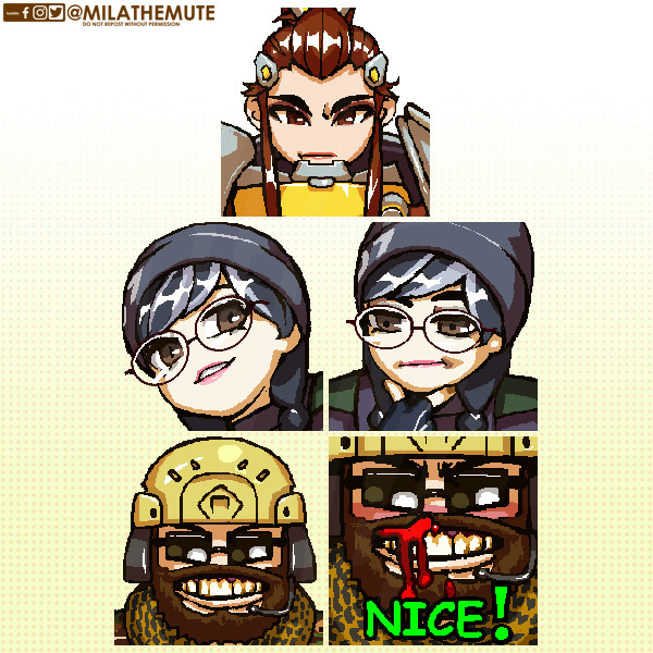 Batch of new emotes I made for my Discord server! Pssst, wanna join ... Batch of new emotes I made for my Discord server! Pssst, wanna join ...