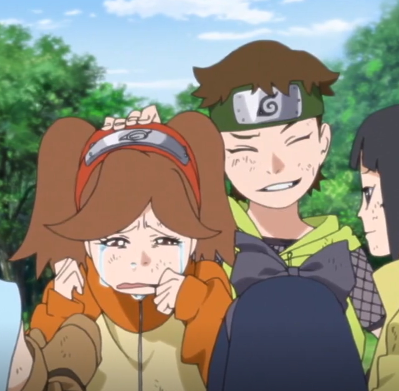 Izuno Wasabi — Wasabi Physically Comforting Her Emotional Mess Of