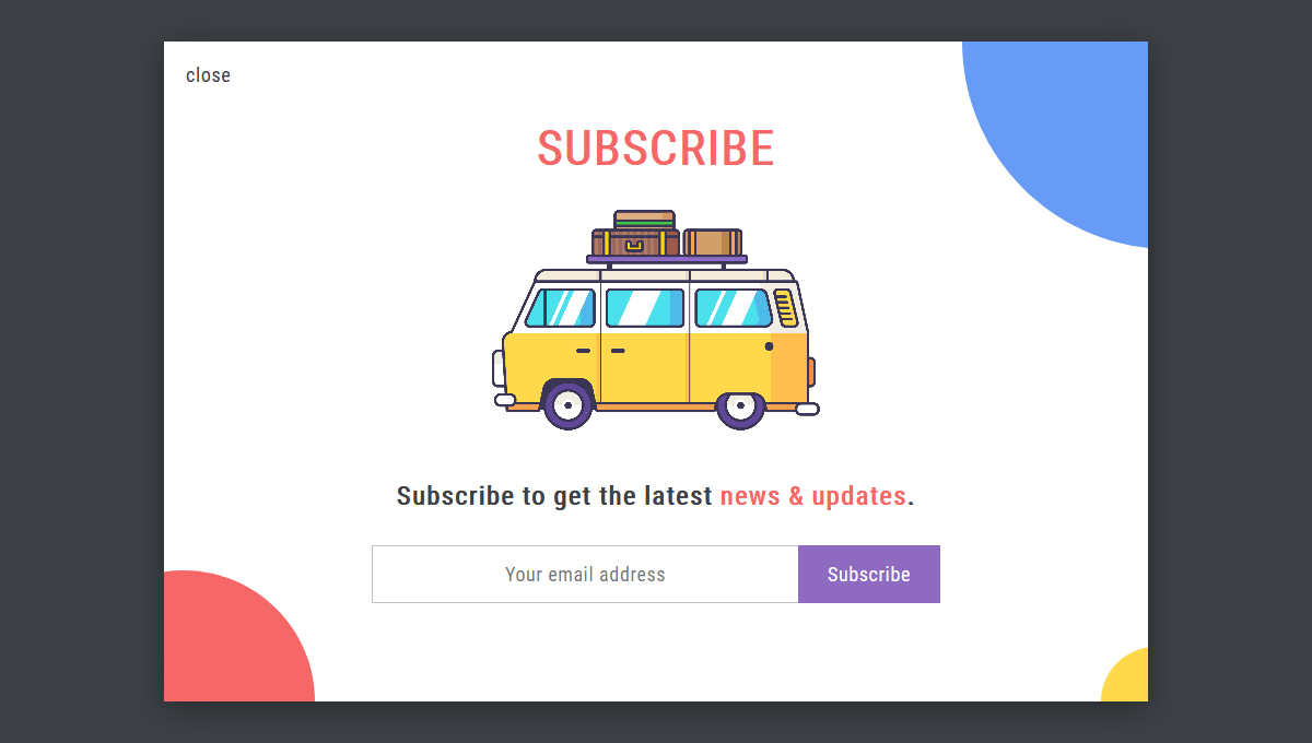 Freefrontend Blog — 10 Css Subscribe Forms Collection Of Hand Picked