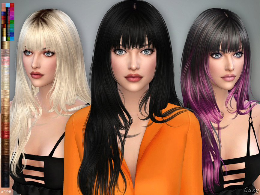 Aliza Female Hairstyle By Cazy Created For The Emily Cc Finds