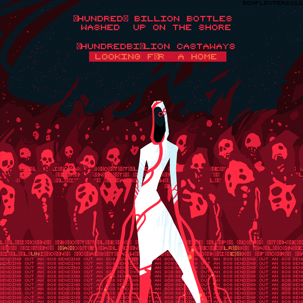 Art Of Ben Fleuter — More Of This Data Ghost Character Idea